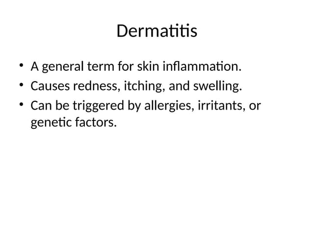 Dermatitis Pptx