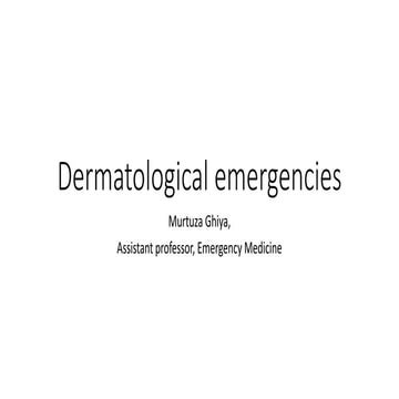 Dermatological emergencies.pptx