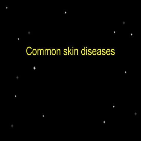 Dermatology - Common Skin Diseases | PPTX | Skin and Dermatology ...