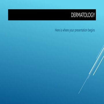 Dermatology And Cosmetology Ppt Pptx 7376