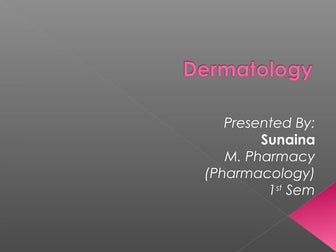 dermatology nursing care skin problems.pptx