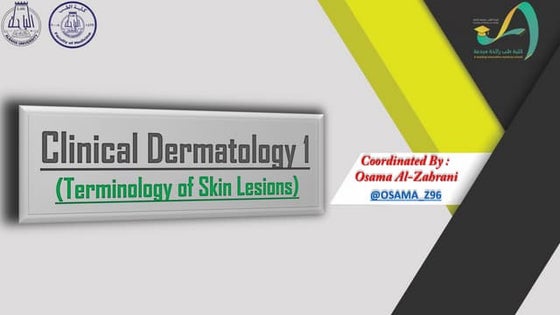 OSCE dermatological history and examination | PPTX | Skin and ...