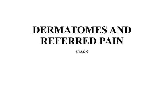 Dermatomes of upper limb- Dr.N.Mugunthan.MS