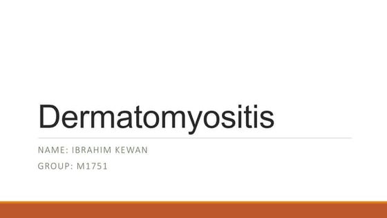 DERMATOMYOSITIS ( DM ) - Important Points.pdf