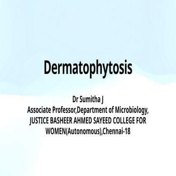 Dermatophyte Microbiology Clinical And Microbiological Spectrum Of
