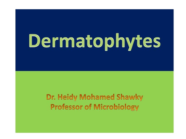 Dermatophytes | PPTX