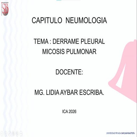 Comprehensive Overview of Pleural Effusion and Pulmonary Mycosis in ...