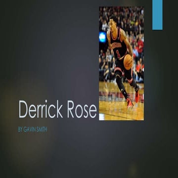 Derrick rose | PPTX