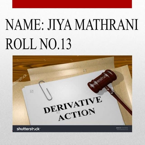 Dervative action ppt | PPT