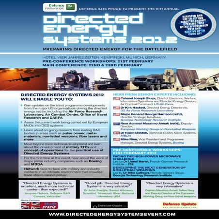 Directed Energy Systems 2012 | PDF