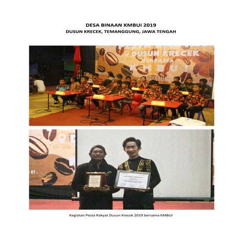 Program Desa Binaan KMBUI 2019 | PDF