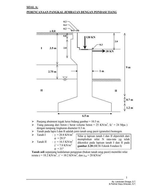 Tiang Pancang I | PDF