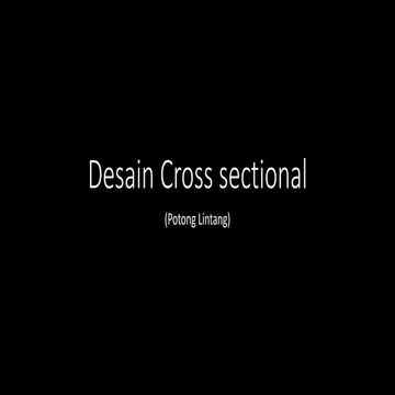 Desain Cross sectional.........................pdf