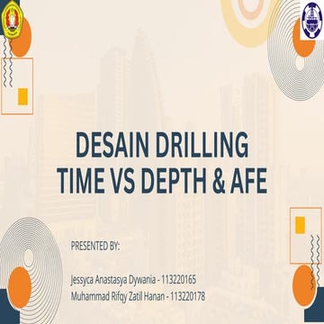 Desain Drilling Time VS Depth & AFE_Kelompok 12 DrillTech.pdf