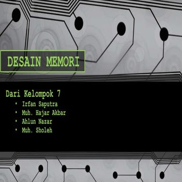 Desain memory | PPTX