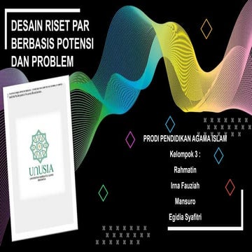 Desain Riset PAR | PPT