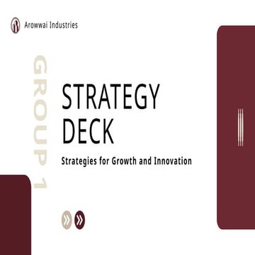 Strategy deck strategies foe growth and innovation.pptx
