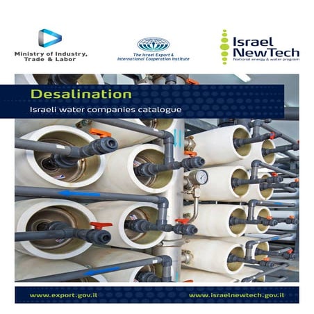 WATEC ISRAEL 2013, Israeli water companies for Desalination | PDF