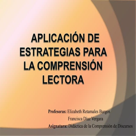 Desarrollo de la comprensión lectora | PPTX