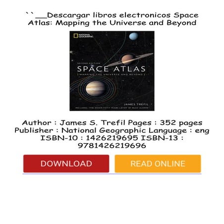 ``__Descargar libros electronicos Space Atlas: Mapping the Universe and ...