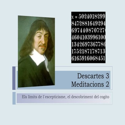 Descartes i el cogito | PPT