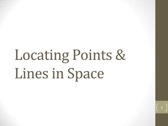 Projection of points | PPTX | 3-D Graphics | Computer Software and ...