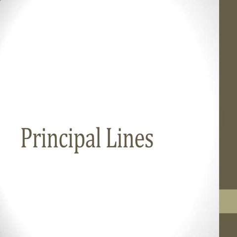 Descgeom 03 principal lines | PPTX