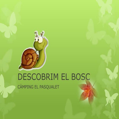 Descobrim el bosc | PPTX