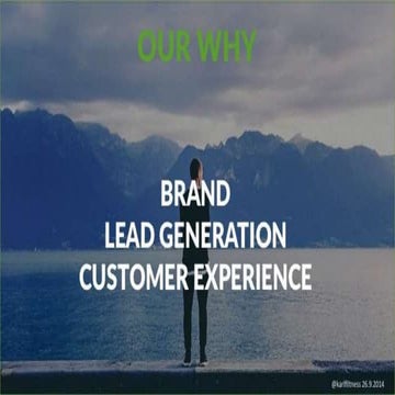 Descom marketing 2014 – Our Why and How | PPTX