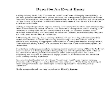 Describe An Event Essay.pdf