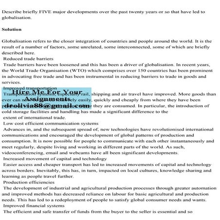 Describe briefly FIVE major developments over the past twenty years .pdf