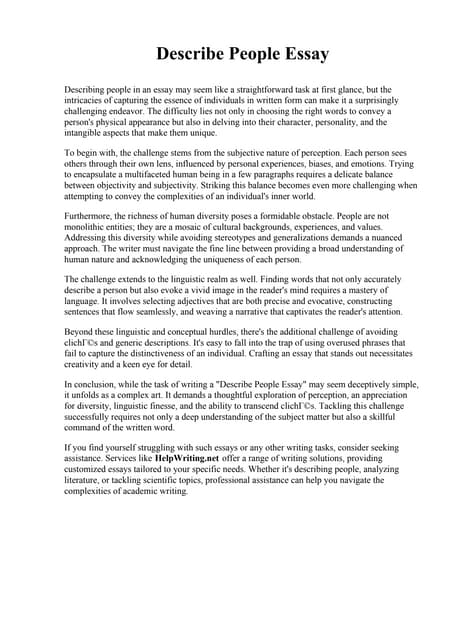 Describing People Essay.pdf