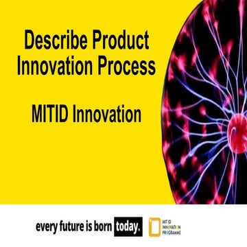 Product Innovation Examples - MIT ID Innovation | PPTX