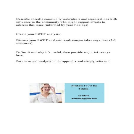 Describe specific community individuals and organizations with inf.docx