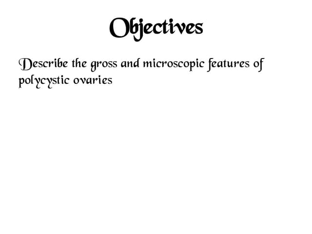 Microscopic features of ovary | PDF