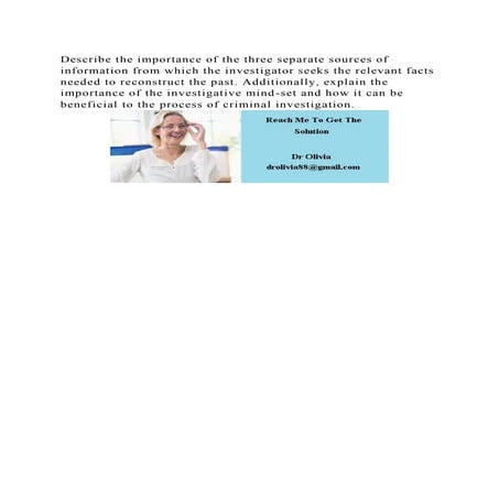 Describe the importance of the three separate sources of information.docx