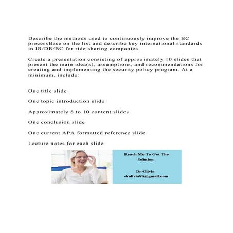 Describe the methods used to continuously improve the BC process.docx