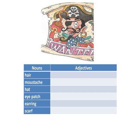 Describe the pirate | PPT