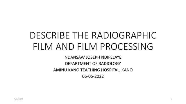 Latent Image Formation in film radiography .pptx | Chemistry | Science