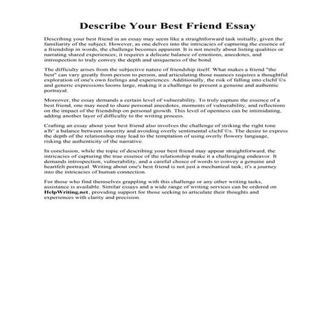 Describe Your Best Friend Essay.pdf