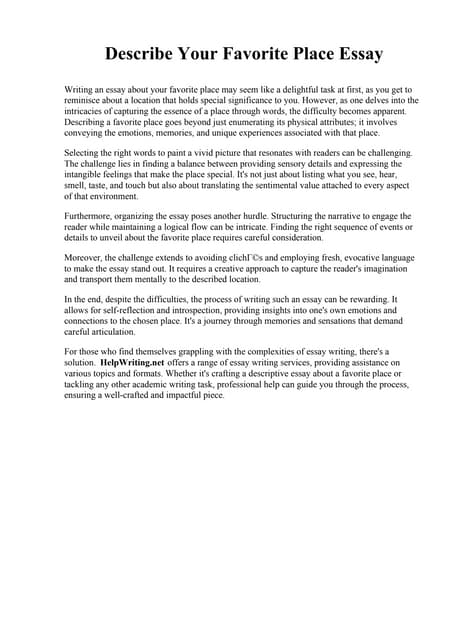 Essay My Favorite Place.pdf
