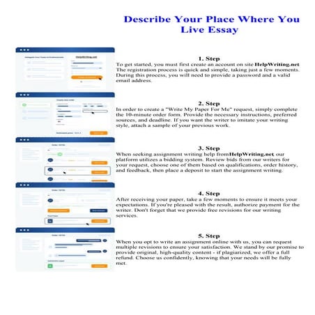 Describe Your Place Where You Live Essay | PDF