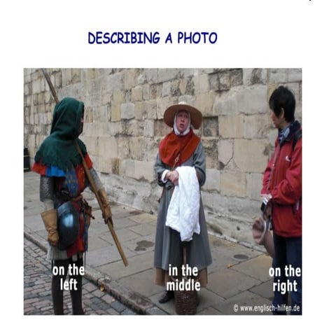 Describing a-photo-(position) | PPT