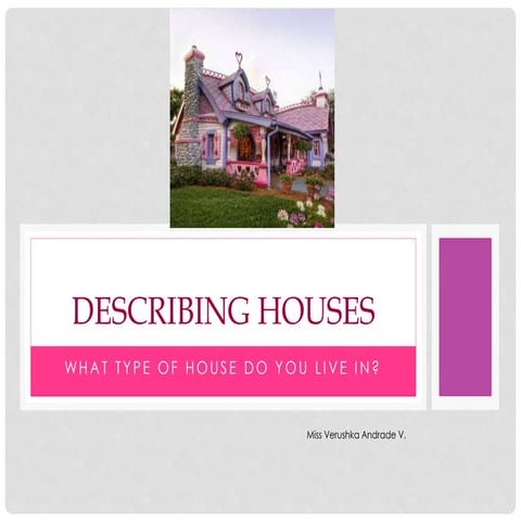 Describing houses | PPTX