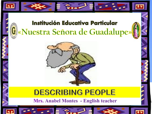describing-people-grammar-drills.pptx slides | PPTX