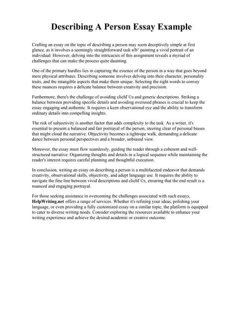 Descriptive Essay About A Person Example.pdf