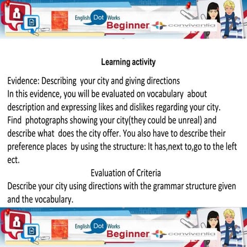 DESCRIBING CITY AND PLACES(GIVING DIRECTIONS) CONVIVENTIA.pptx | South ...