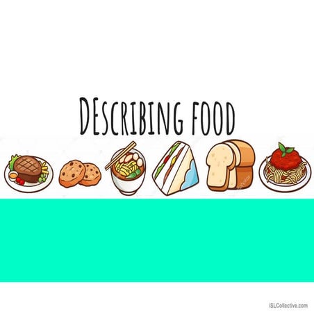 Describing food.pdf hjbhbhbhbbb nb n,mlkl;l; | PDF