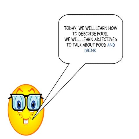 Describing Food Spanish | PPT