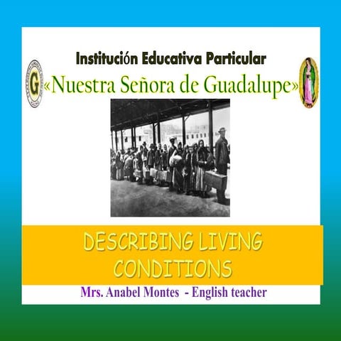 Describing living conditions 1 | PPTX